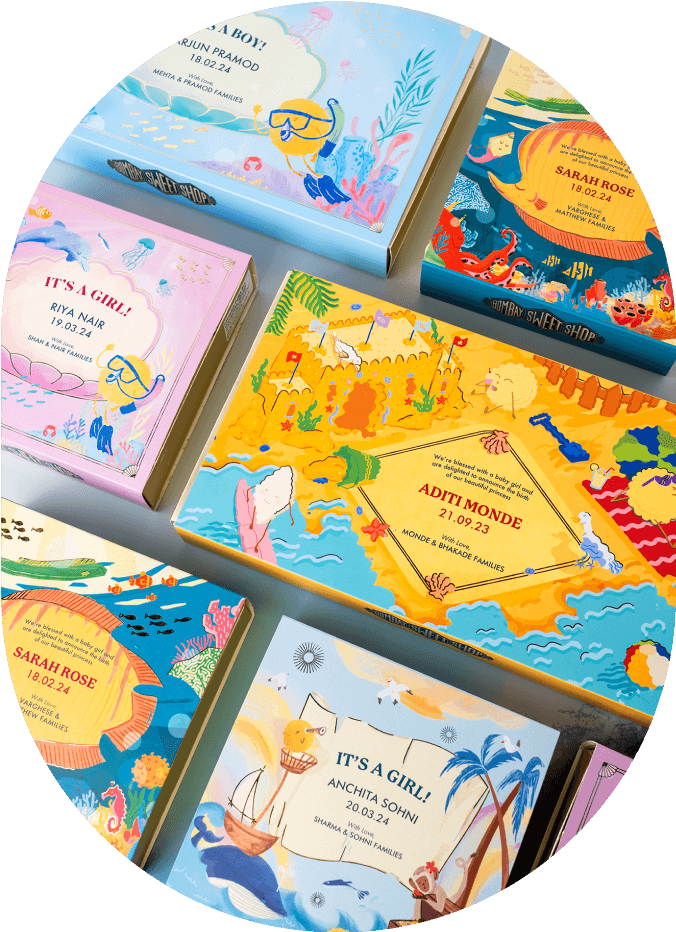 Baby Birth Announcement Hampers | Best Baby Birth Favours (Chocolate ...