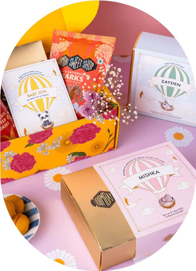 Baby Birth Announcement Hampers | Best Baby Birth Favours (Chocolate ...