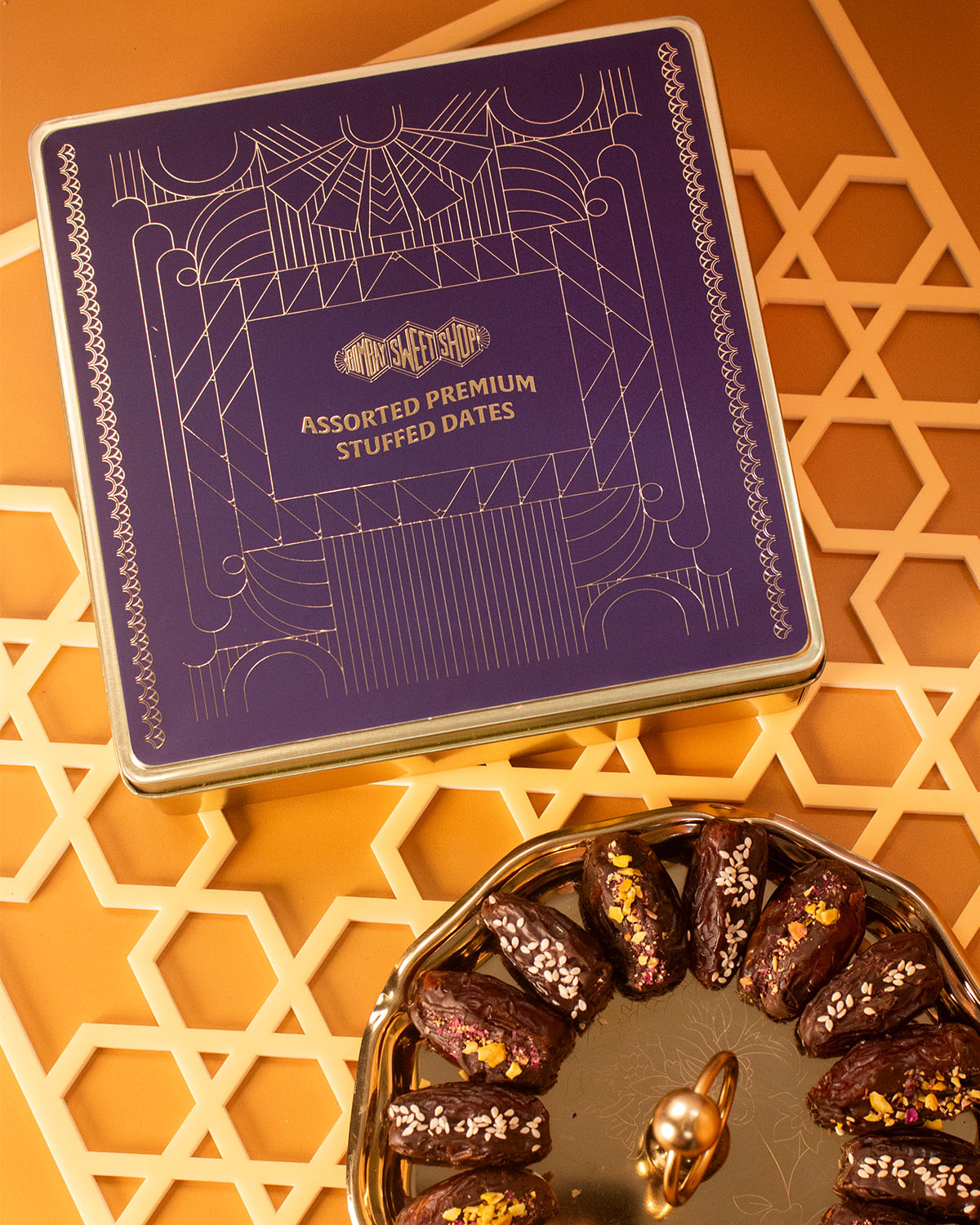 Assorted Premium Stuffed Dates - Box of 16 – Bombay Sweet Shop