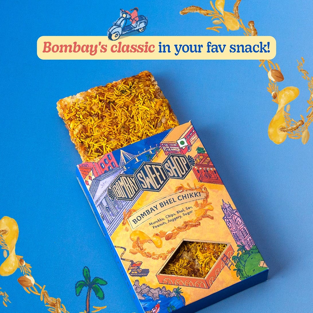 Bombay Bhel Chikki (45g) – Bombay Sweet Shop