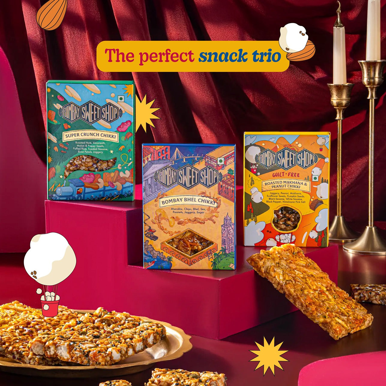 Assorted Mini Chikki Combo – Bombay Sweet Shop
