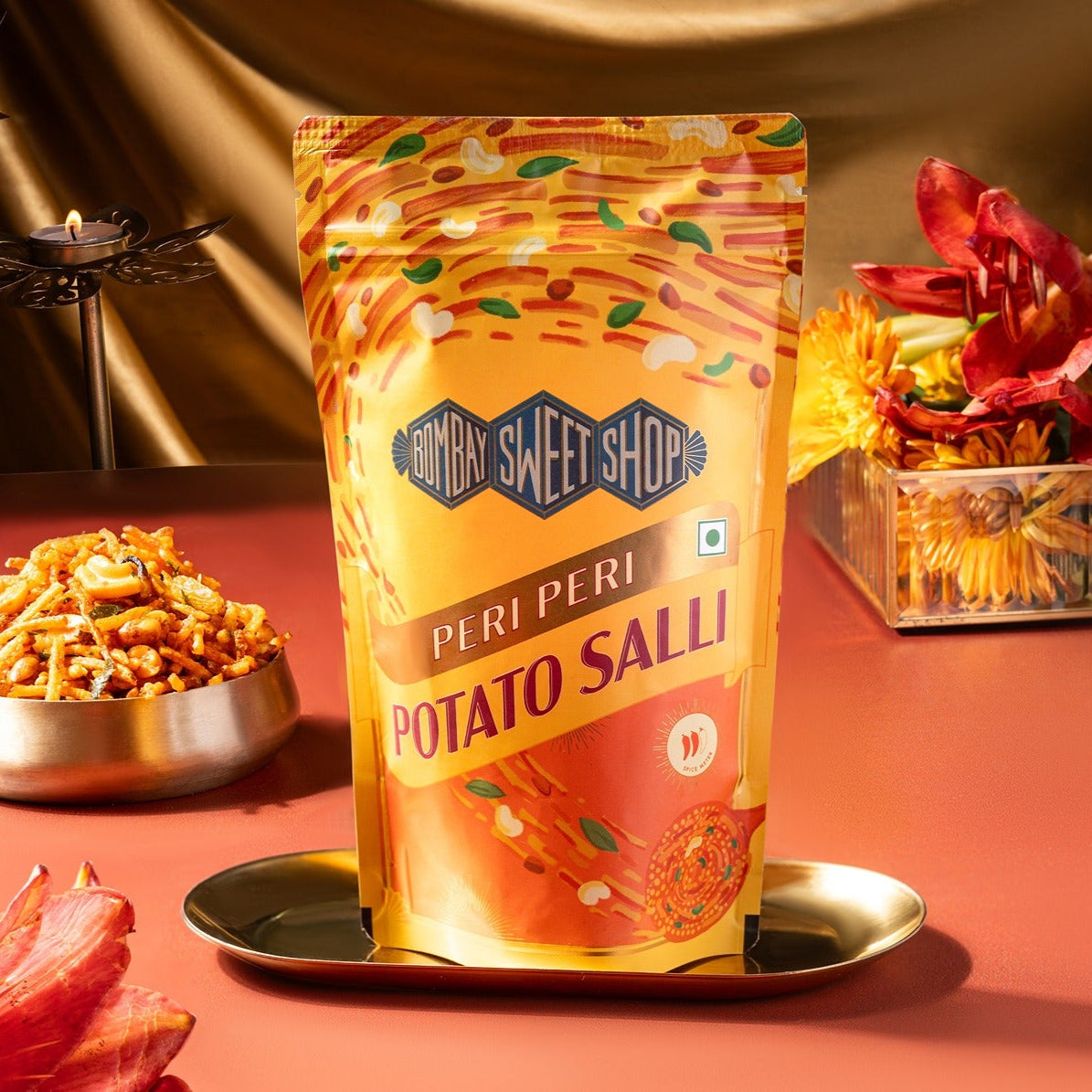 Peri Peri Potato Salli Mini (90g) – Bombay Sweet Shop