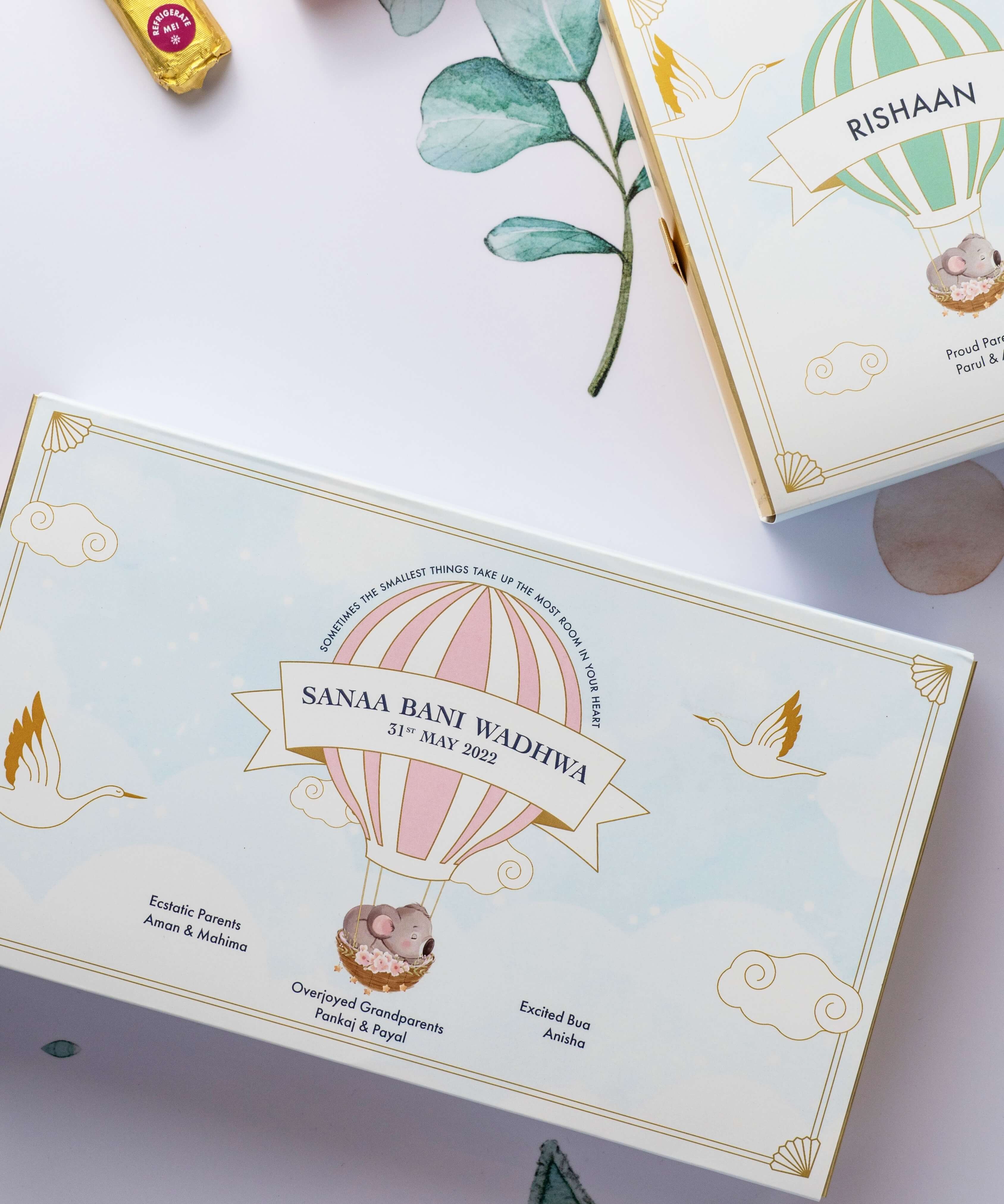 Baby Birth Announcement Hampers | Best Baby Birth Favours (Chocolate ...