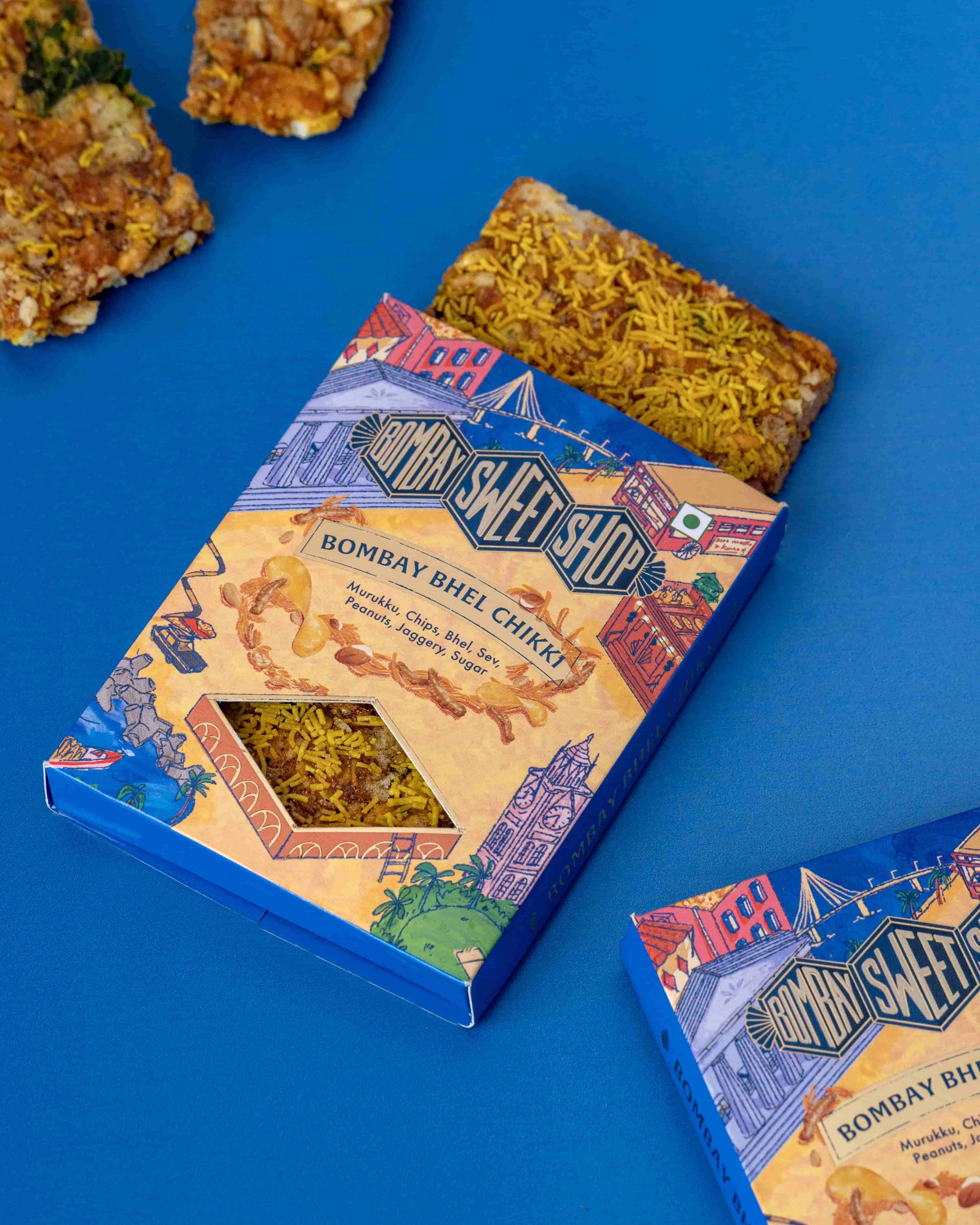 Bombay Bhel Chikki Mini (45g) – Bombay Sweet Shop