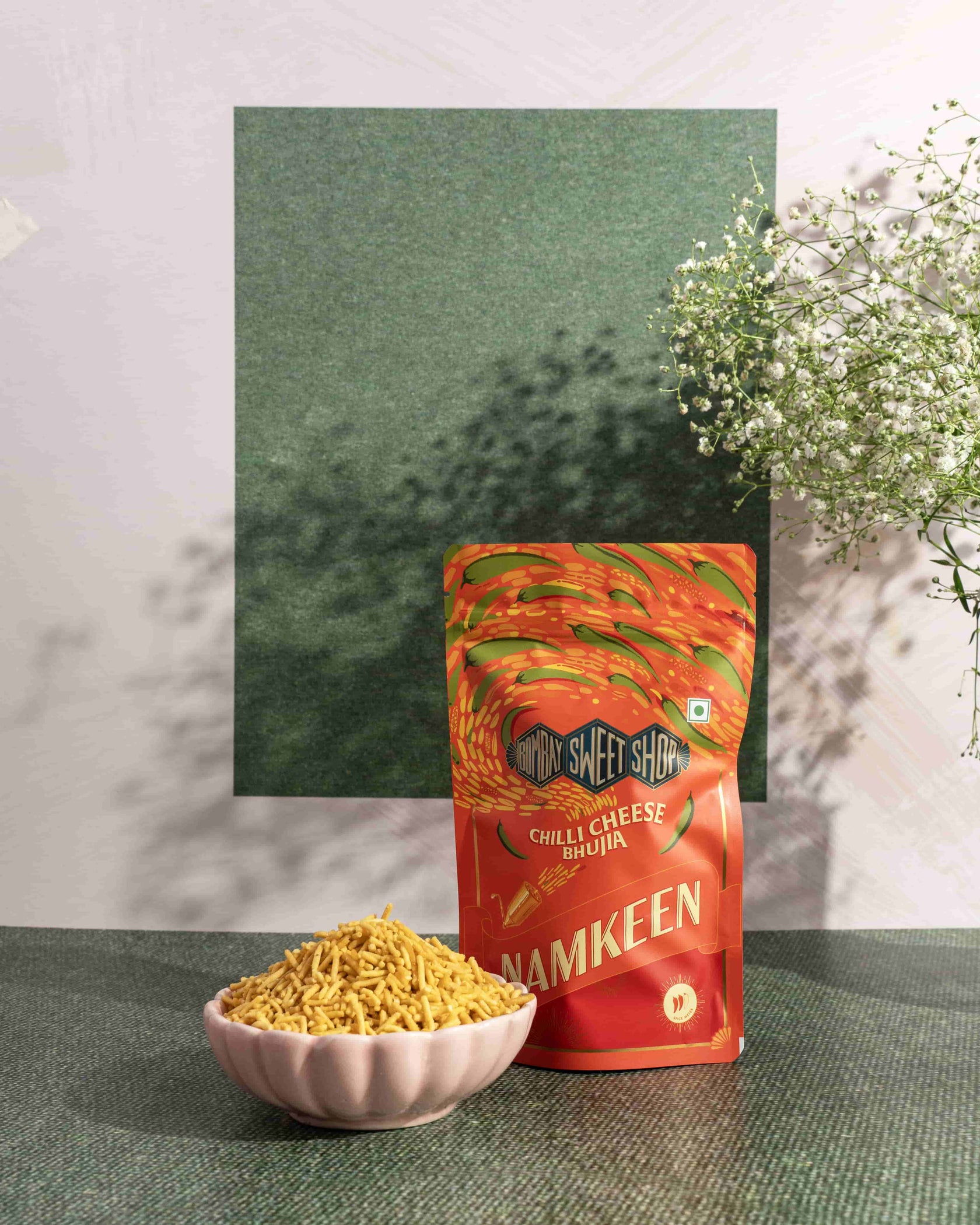 Chilli Cheese Bhujia Mini (90g) – Bombay Sweet Shop