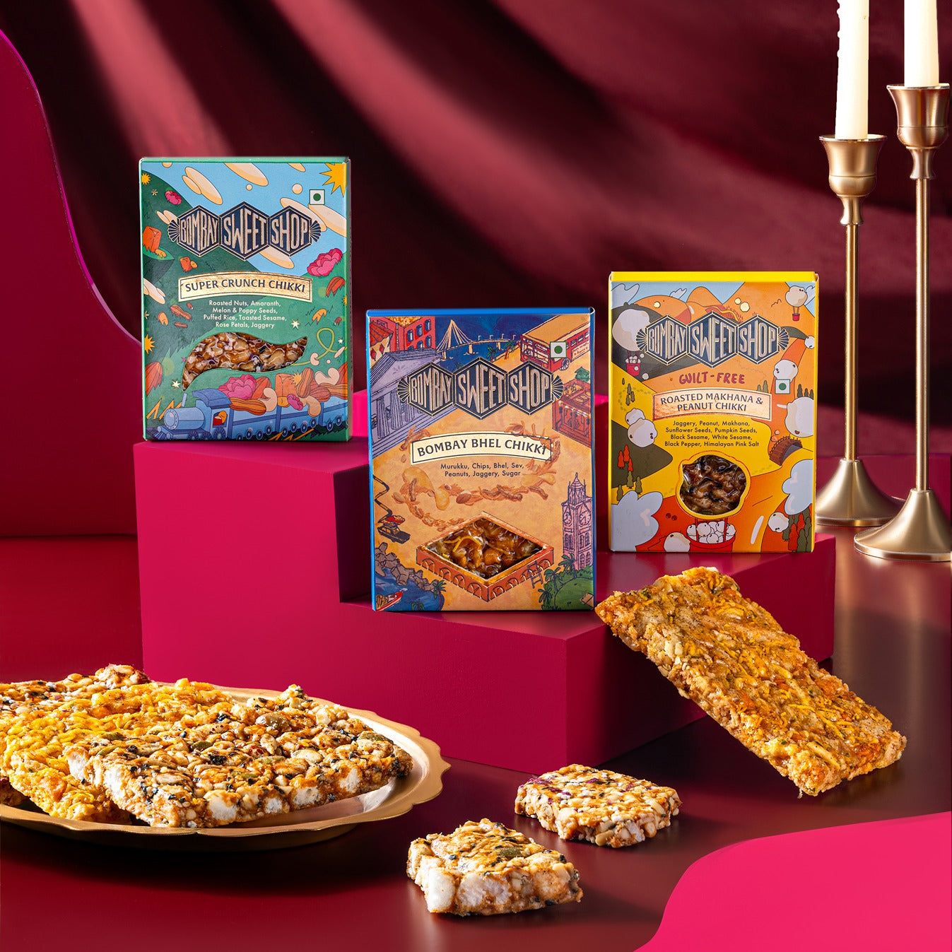 Assorted Mini Chikki Combo – Bombay Sweet Shop