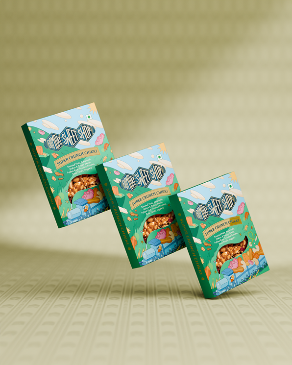 Super Crunch Chikki Mini (45g) – Bombay Sweet Shop